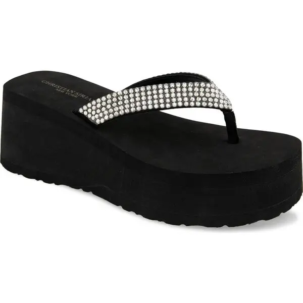 Christian Siriano Filix Platform Sandal - Black