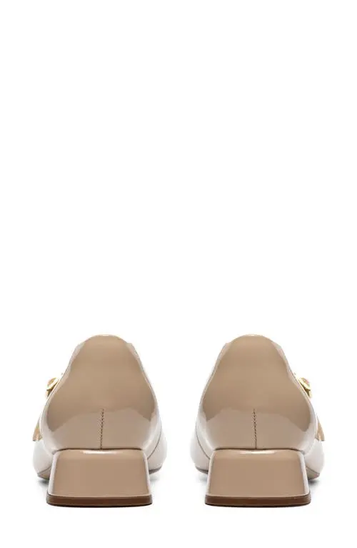 Clarks Daiss Bar Mary Jane Pump - Beige Patent