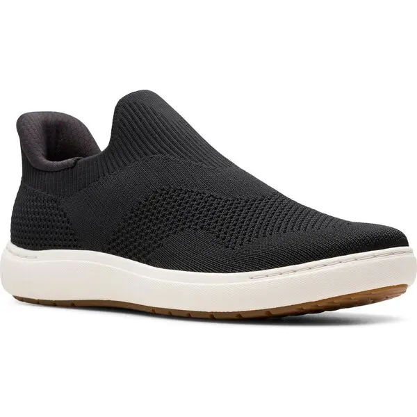 Clarks Nalle Step Sneaker - Black Knit