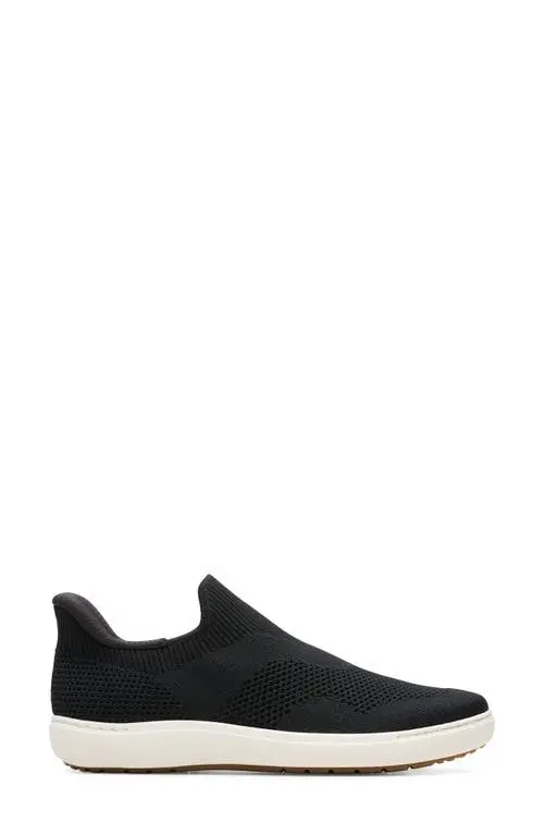 Clarks Nalle Step Sneaker - Black Knit