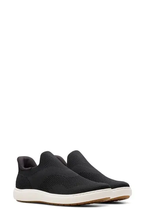 Clarks Nalle Step Sneaker - Black Knit