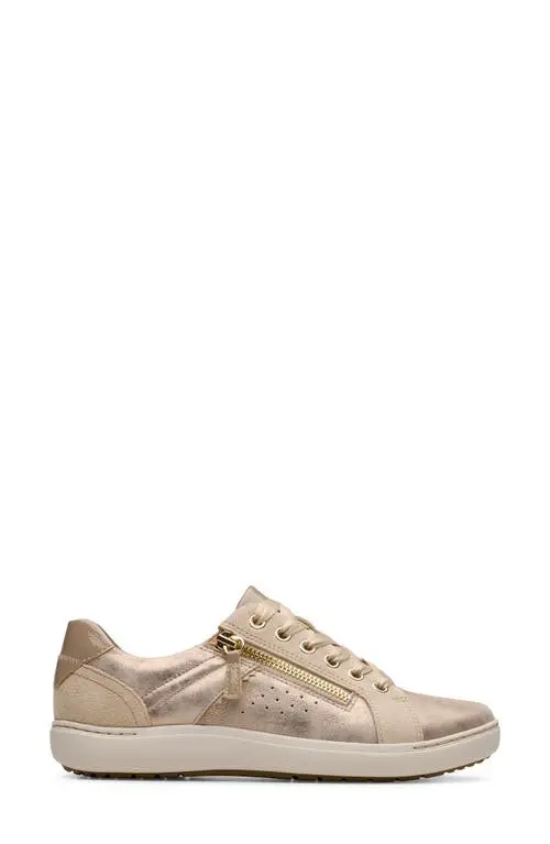 Clarks Nalle Zen Leather Sneaker - Metallic