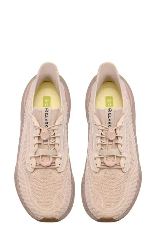 Clarks Pace Rise Sneakers - Light Sand
