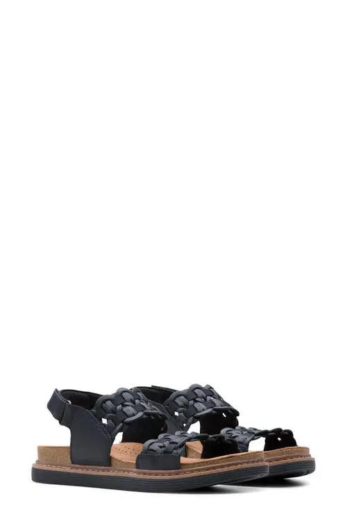 Clarks Arwell Glide Sandal - Black Comb