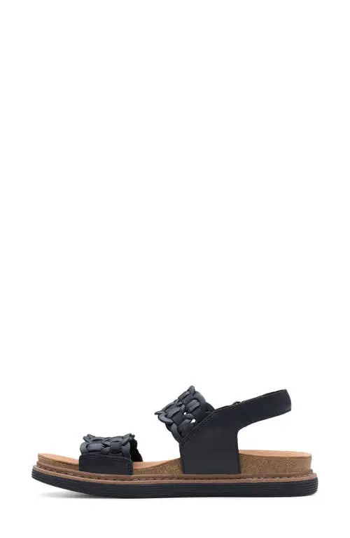 Clarks Arwell Glide Sandal - Black Comb