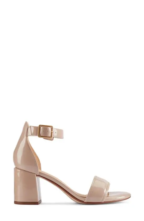 Clarks Ezoria Mae Ankle Strap Sandal - Sand Patent