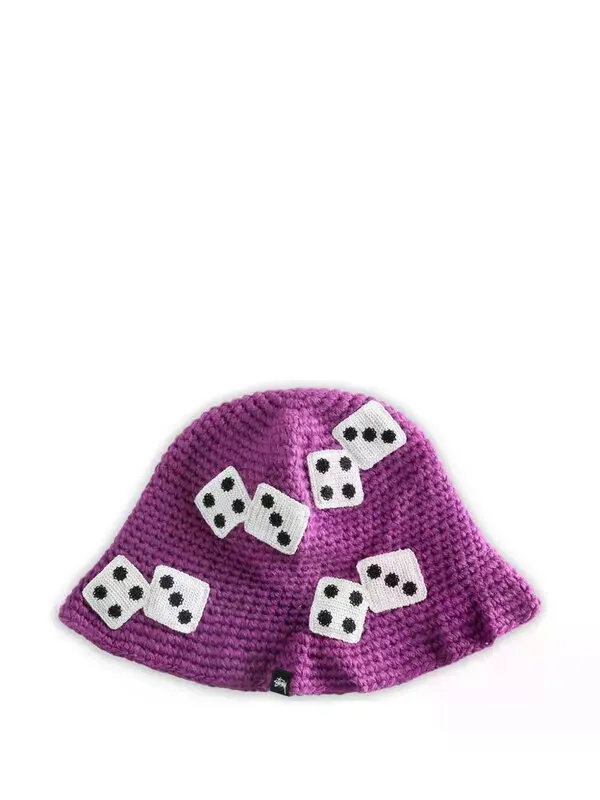 StÜssy Dice Bucket Hat - Purple