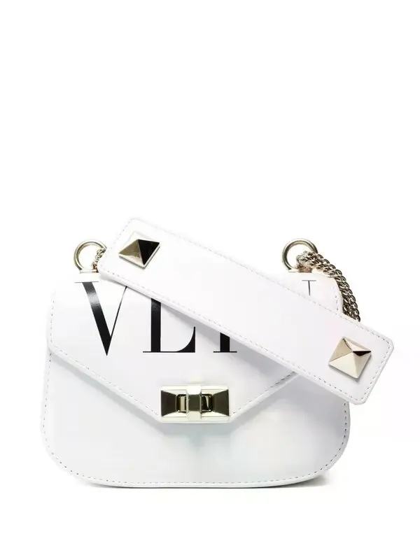 Valentino Garavani 2015-2025 Small Vltn Shoulder Bag - White