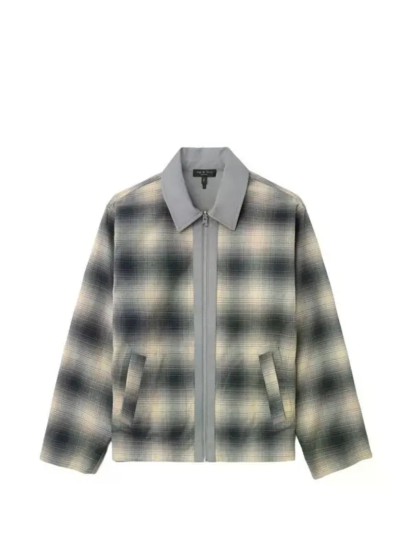Rag & Bone Check Zip Jacket