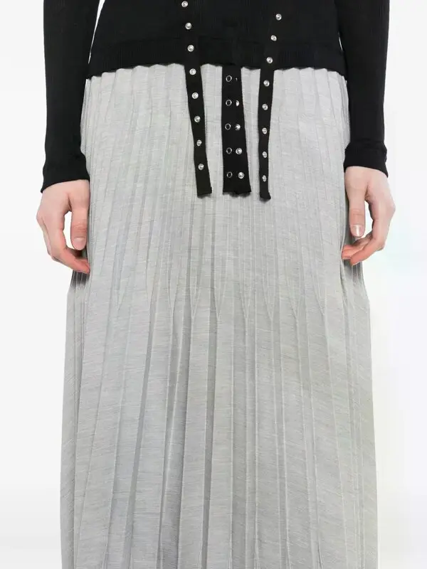 JNBY Pleated Midi Skirt