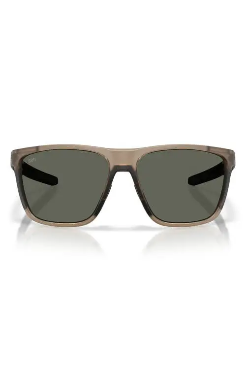 COSTA DEL MAR Ferg Pillow Sunglasses - Matte Brown Smoke/gray 580g