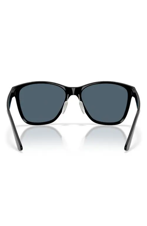 COSTA DEL MAR Luna Nueva 57mm Polarized Sunglasses - Black/gray