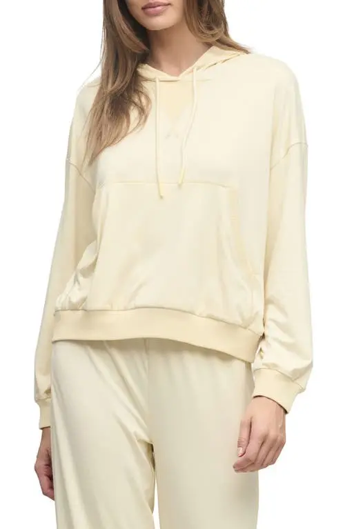 Barefoot Dreams Butterchic Crop Hoodie - Daffodil