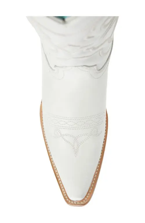 CORRAL Embroidered Western Boots - White