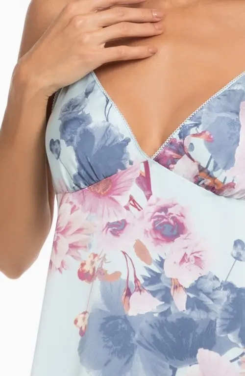 MIDNIGHT BAKERY Printed Satin Chemise
