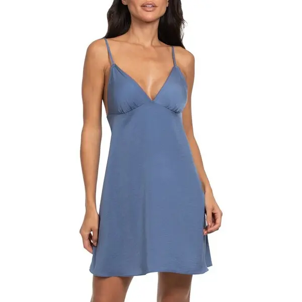 MIDNIGHT BAKERY Satin Chemise - Den