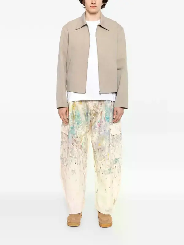 CROQUIS Cotton Printed Pocket Trousers