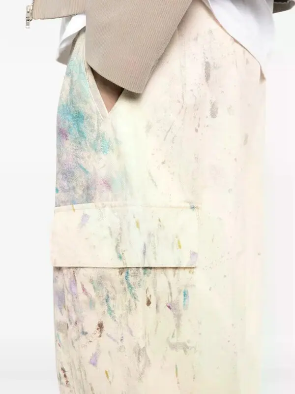 CROQUIS Cotton Printed Pocket Trousers