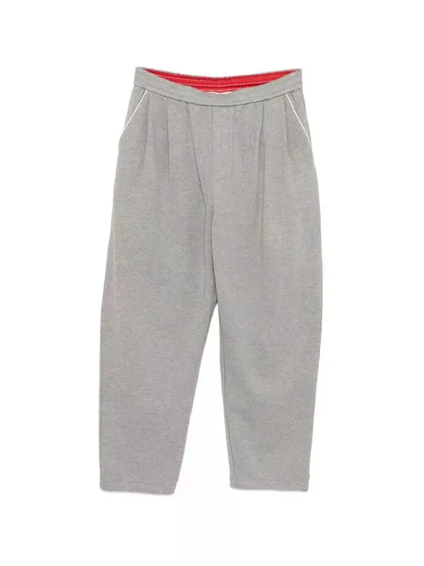 CROQUIS Cotton Drawstring Pants - Grey