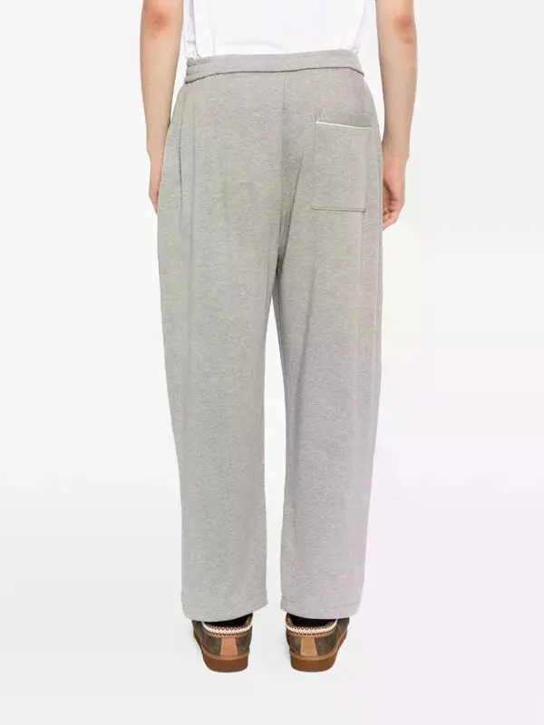 CROQUIS Cotton Drawstring Pants - Grey