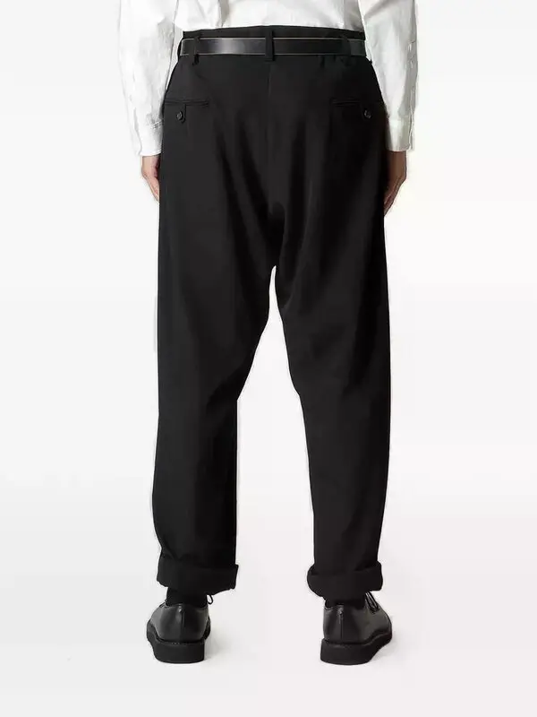 Y’s Pleated Wool Trousers