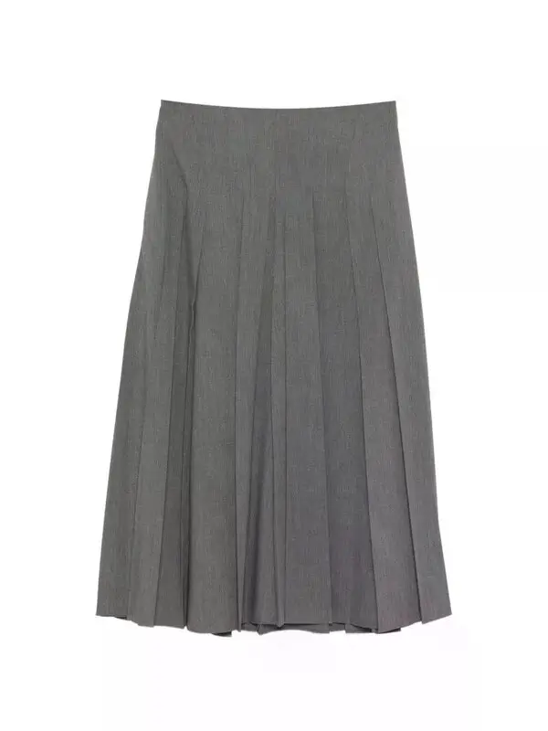 LESS A-line Midi Skirt