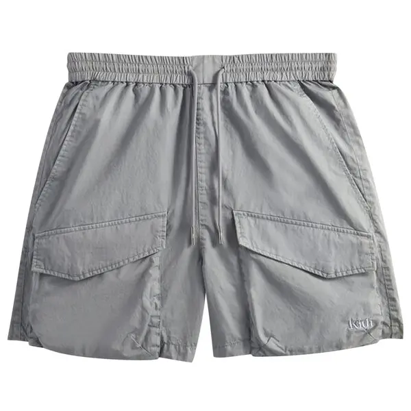 Kith Washed Cotton Boreum Cargo Pocket Short - Blue