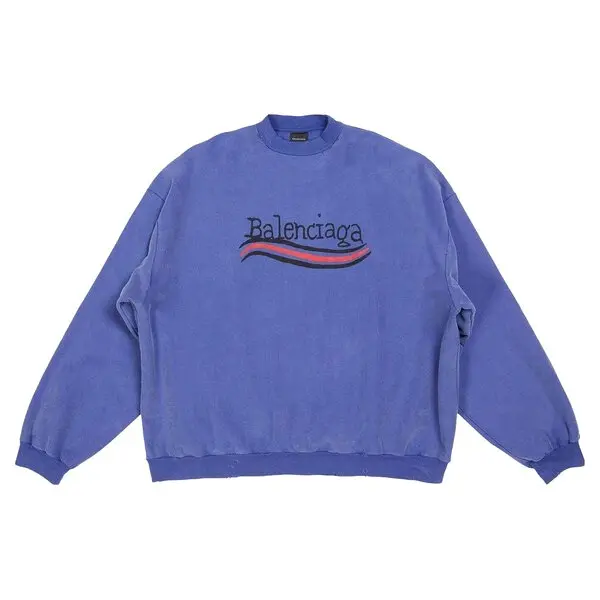 Balenciaga Hand-drawn Political Campaign Oversized Sweatshirt