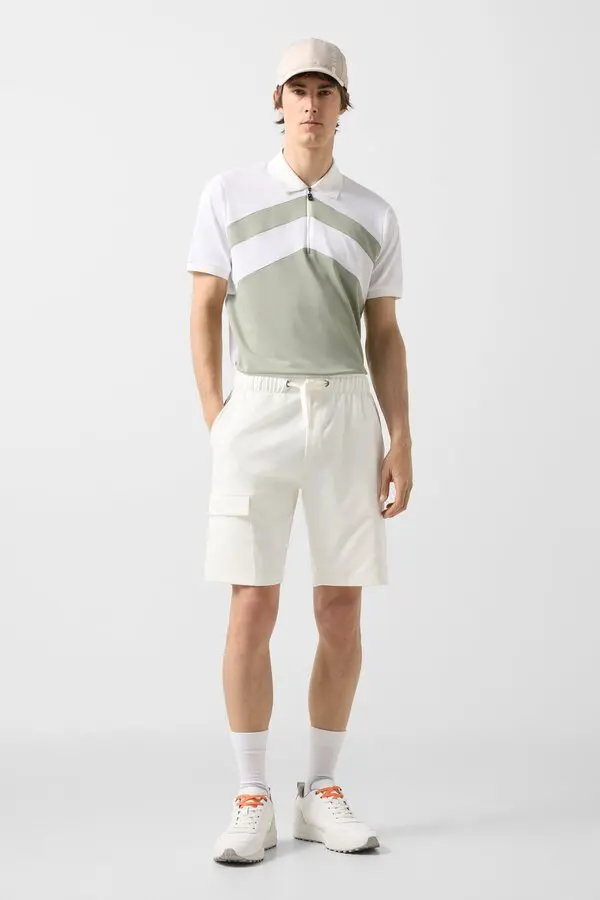 Bogner Denny Cargo Sweatshorts - Off-white/eucalyptus