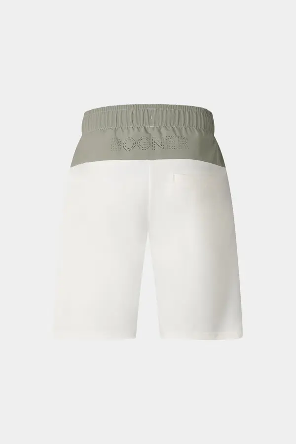 Bogner Denny Cargo Sweatshorts - Off-white/eucalyptus