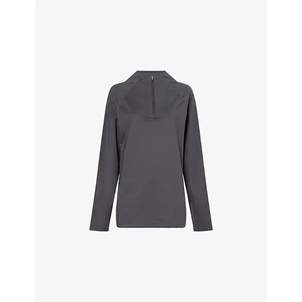 CONDITION Core Quarter Zip Stretch-woven Top