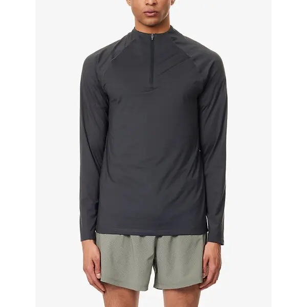CONDITION Core Quarter Zip Stretch-woven Top