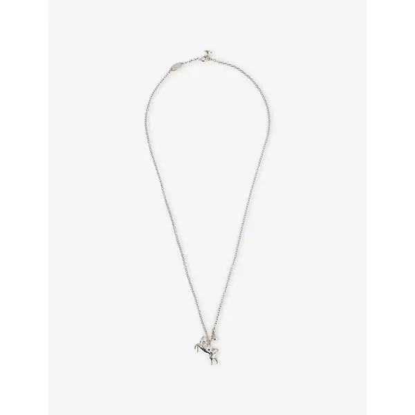 VIVIENNE WESTWOOD Cheval Pendant Necklace - Platinum