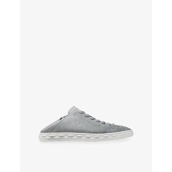 JIMMY CHOO Diamond Flex Denim Suede Trainers
