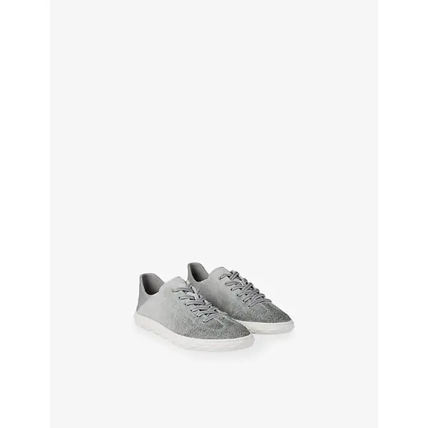 JIMMY CHOO Diamond Flex Denim Suede Trainers