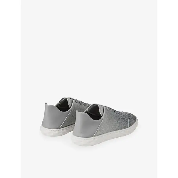 JIMMY CHOO Diamond Flex Denim Suede Trainers