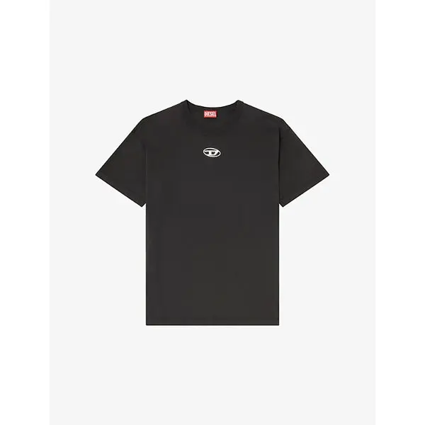 DIESEL® T-norm-iod Logo-embroidered Cotton-jersey T-shirt - 900