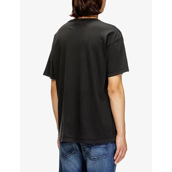 DIESEL® T-norm-iod Logo-embroidered Cotton-jersey T-shirt - 900