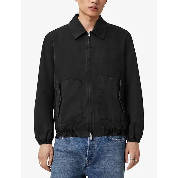 ALLSAINTS Holman Ramskull Cropped Jacket