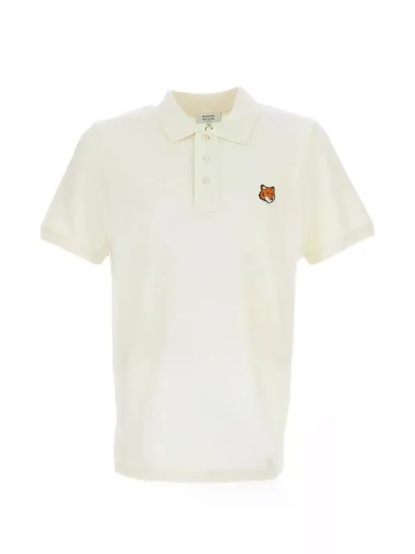 Maison Kitsuné Fox-embroidered Polo Shirt
