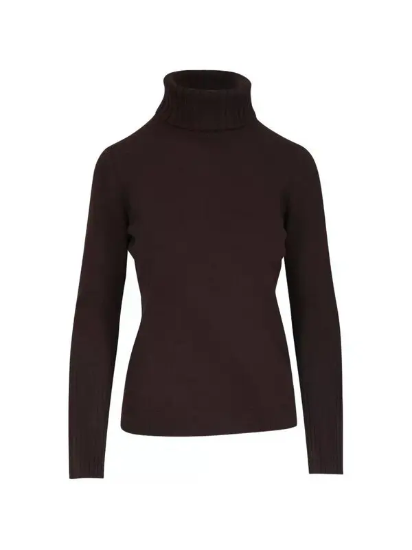 Kinross Cashmere Roll-neck Knit Sweater