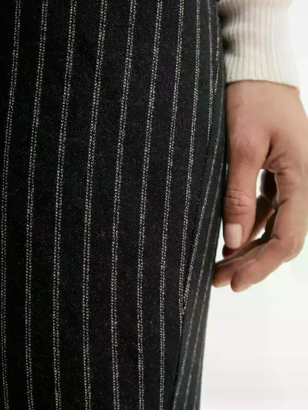 SESSUN Hediwalk Stripe-pattern Trousers