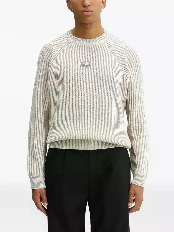 Filling Pieces Ribbed Knit Sweater