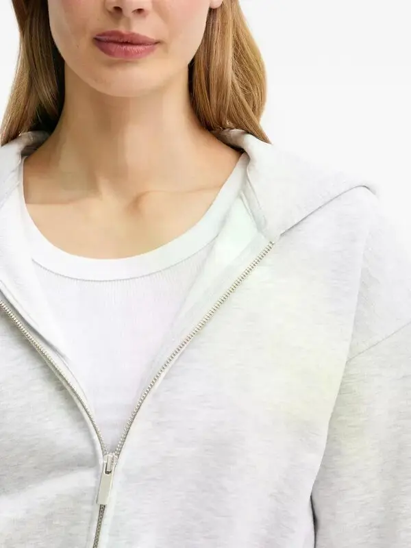LA MANIA Cropped Zip Hoodie