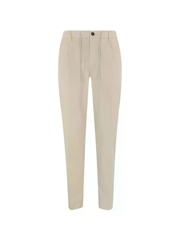 Eleventy Drawstring-waist Trousers - Neutrals