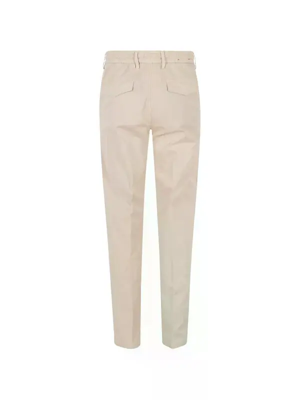 Eleventy Drawstring-waist Trousers - Neutrals