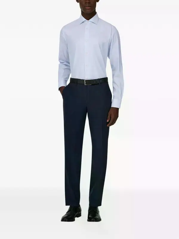 Boggi Milano Windsor-collar Shirt - Blue