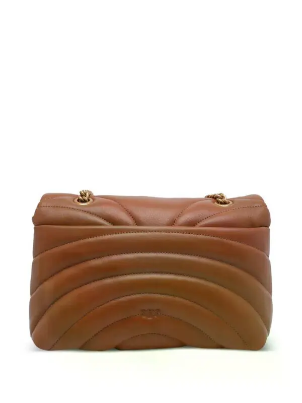 Pinko Love Puff Quilted Shoulder Bag - Brown