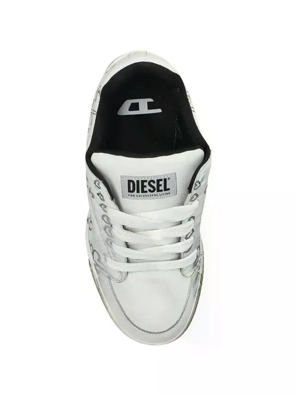 DIESEL® S-d-ollie Patterned Sneakers - White