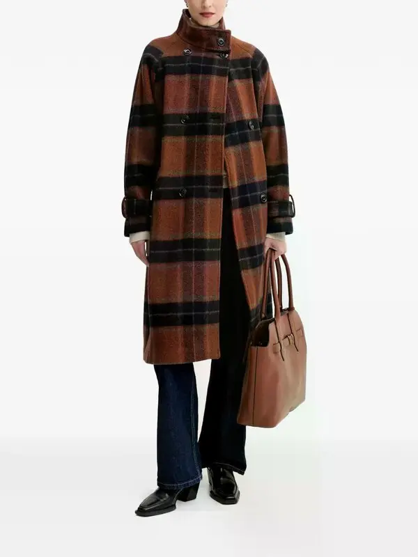 SESSUN Checked Pattern Coat